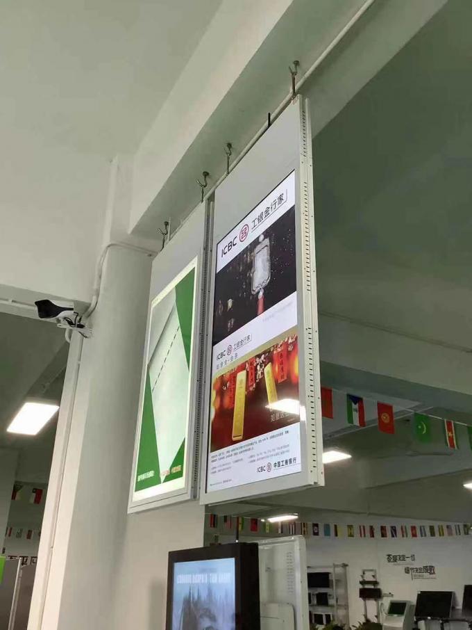 Double Screens Hanging LCD Screen 450-700 Nits Digital Signage High ...