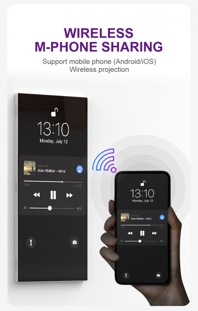 Wall Mounted Magic Mirror Digital Signage