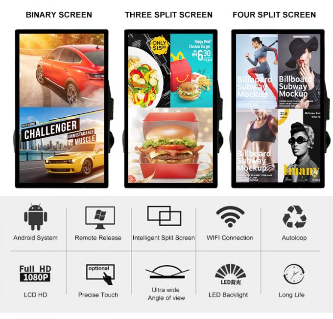 Vertical Advertising Lcd Panel