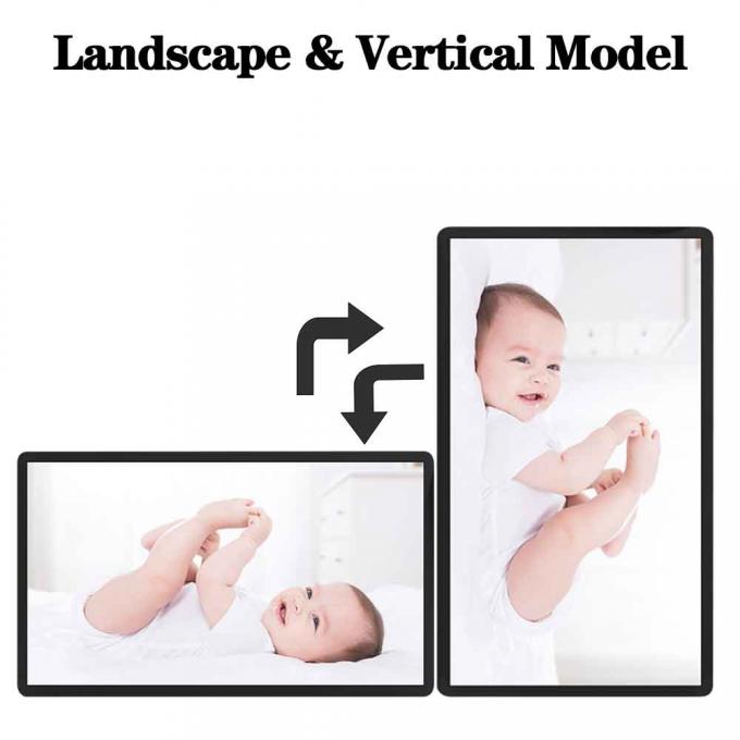 Android OS Wall Mounted Digital Signage Long Panel Life 6 ms Response Time