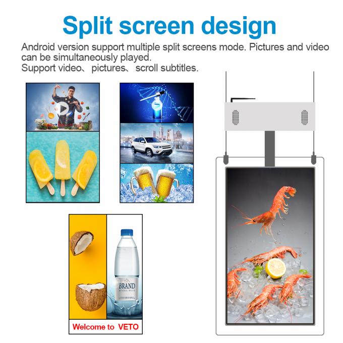 43 Inch 700 Nits Ultra Thin LCD Display , TFT LCD Screen For Shop Windows