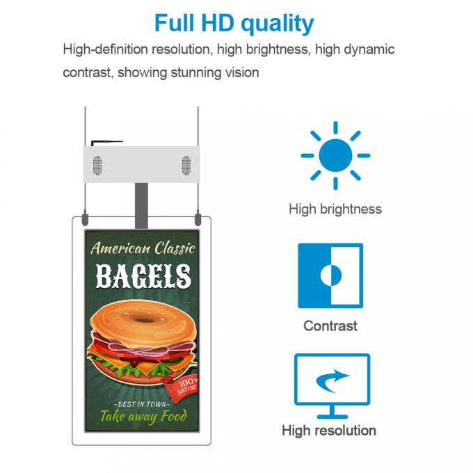 43 Inch 700 Nits Ultra Thin LCD Display , TFT LCD Screen For Shop Windows