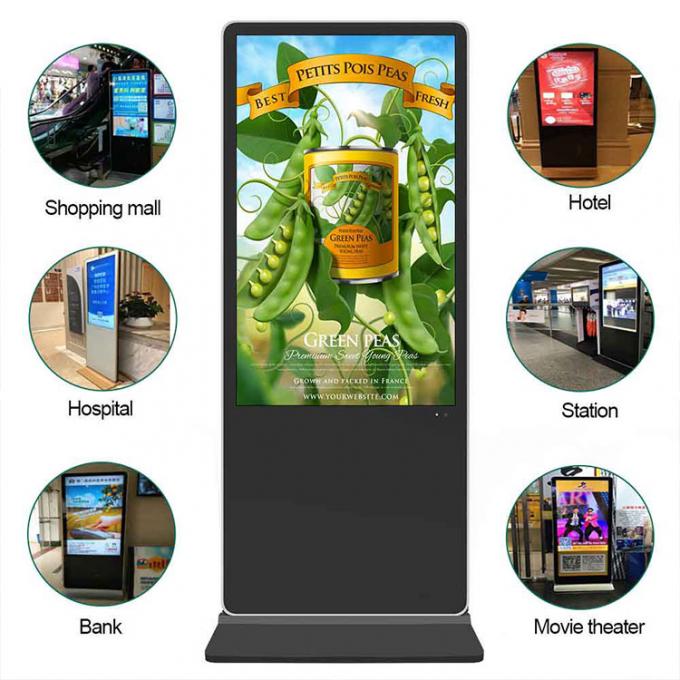 Features of floor-standing LCD digital signage: