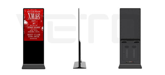 Free CMS Vertical LCD advertising player Indoor Totem 55 Inch For ...
