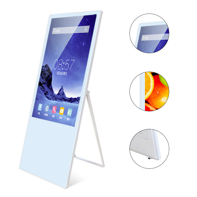 4K Portable Digital Signage Display Indoor 941.18×529.41mm Vivid Image ...