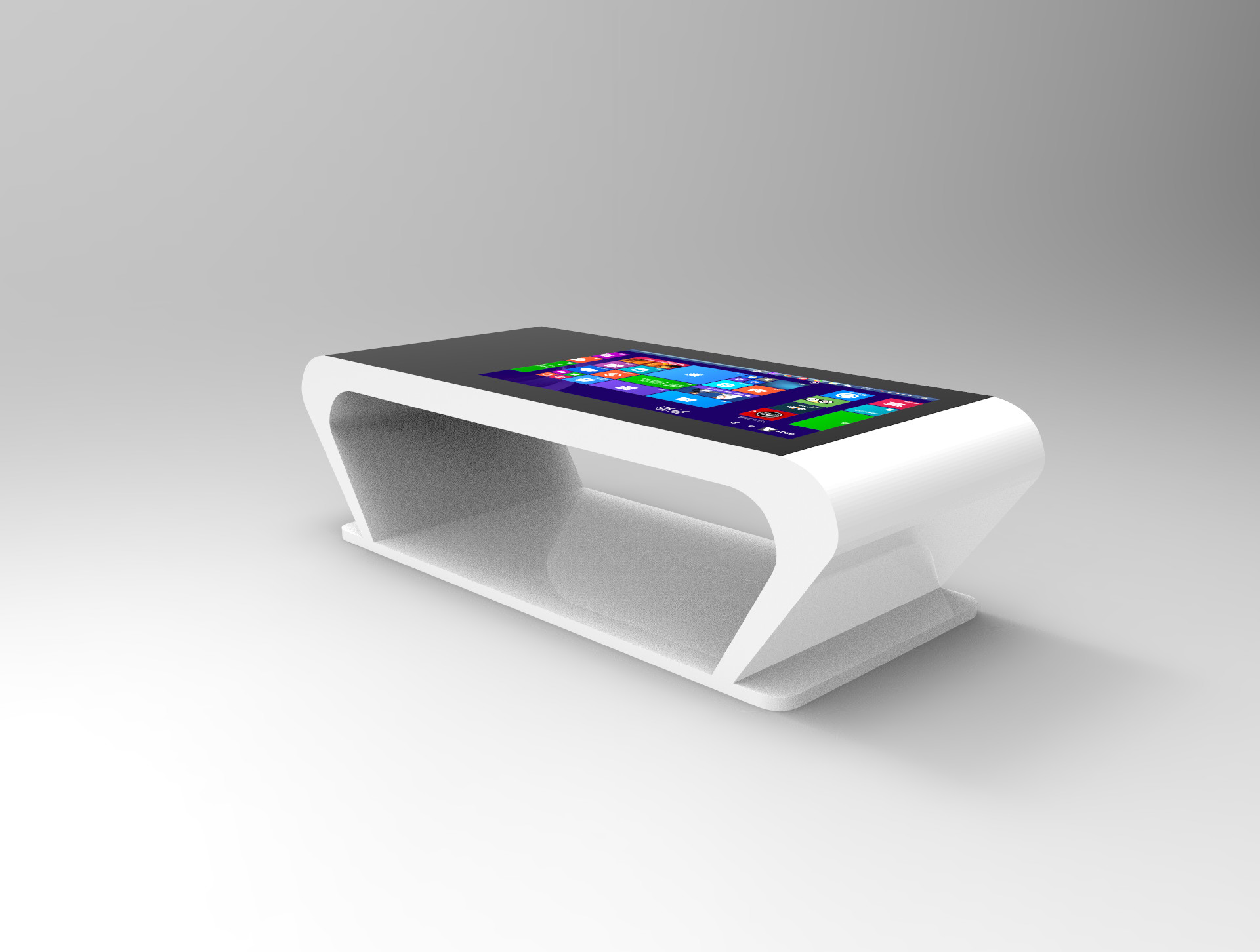 Indoor Large Multi Touch Screen Table , Smart Touch Coffee Table 10 ...