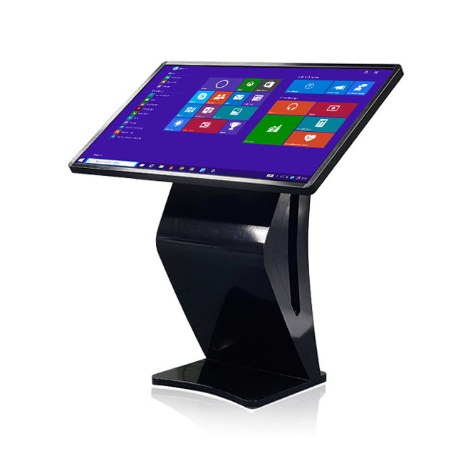43 55 Inch Indoor Floor Standing Multi Touch Self Service Kiosk ...