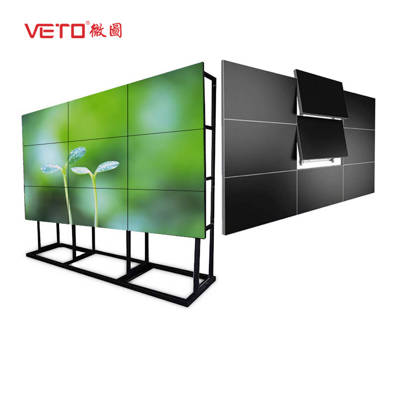 65 4k Video Wall Display , Thin Bezel Video Wall Meeting Room 178 ...