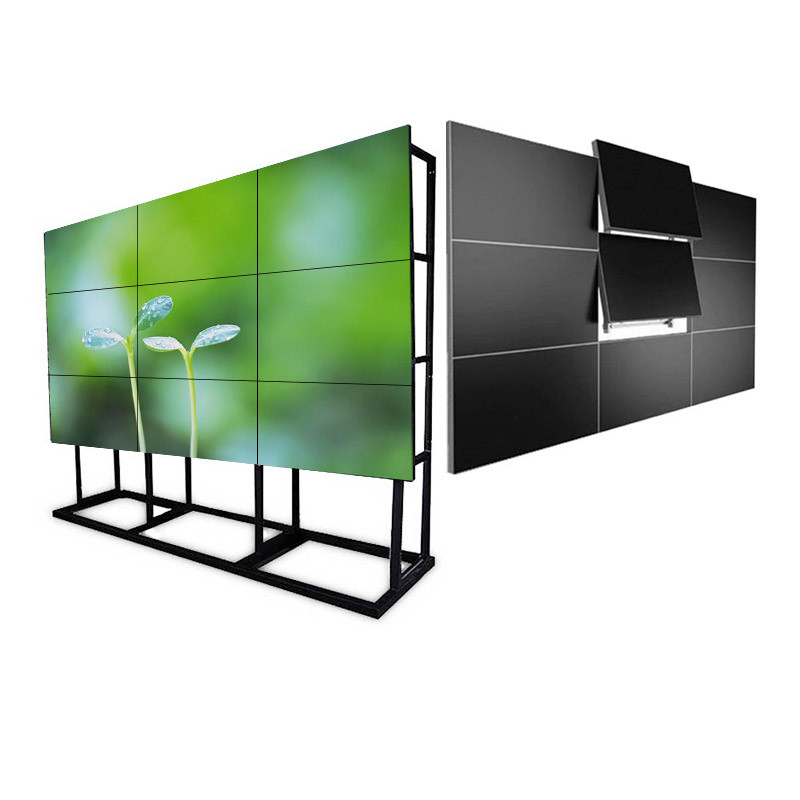 Wall Mounted Narrow Bezel LCD Video Wall 1209.6mm X 680.4mm 8 Bit 16.7M ...